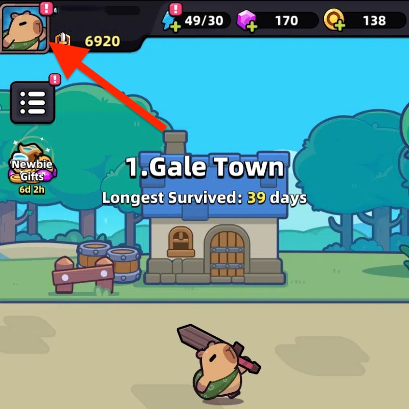 Capybara Go! - Text Adventure RPG